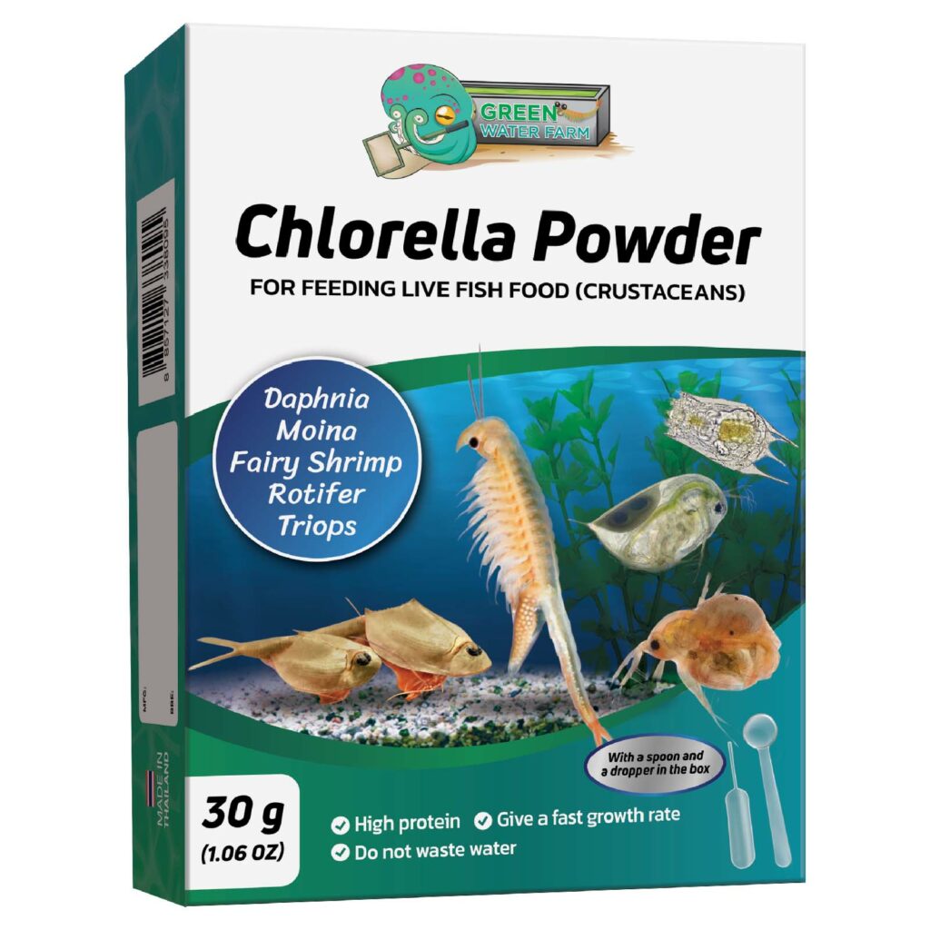 Chlorella powder for Feeding Crustaceans - GreenWaterFarm