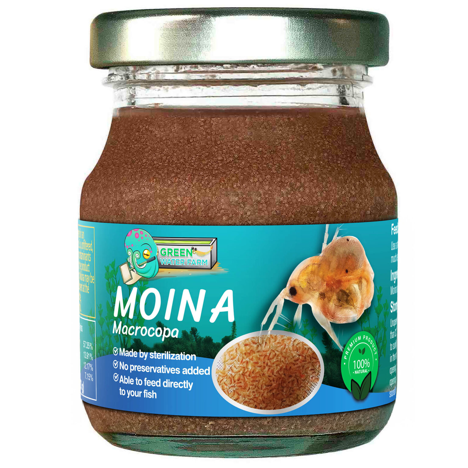 Moina Macrocopa Sterilized (Water Flea) - GreenWaterFarm